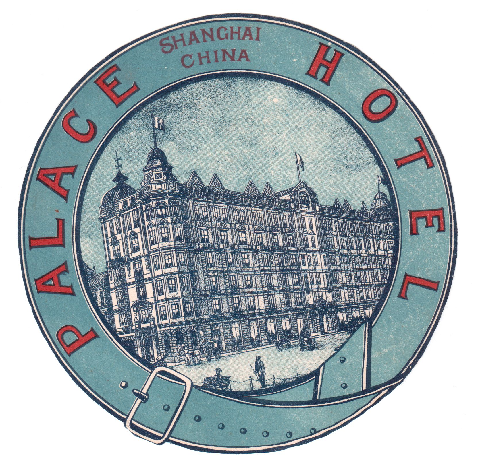 luggage label Palace hotel - Shanghailander